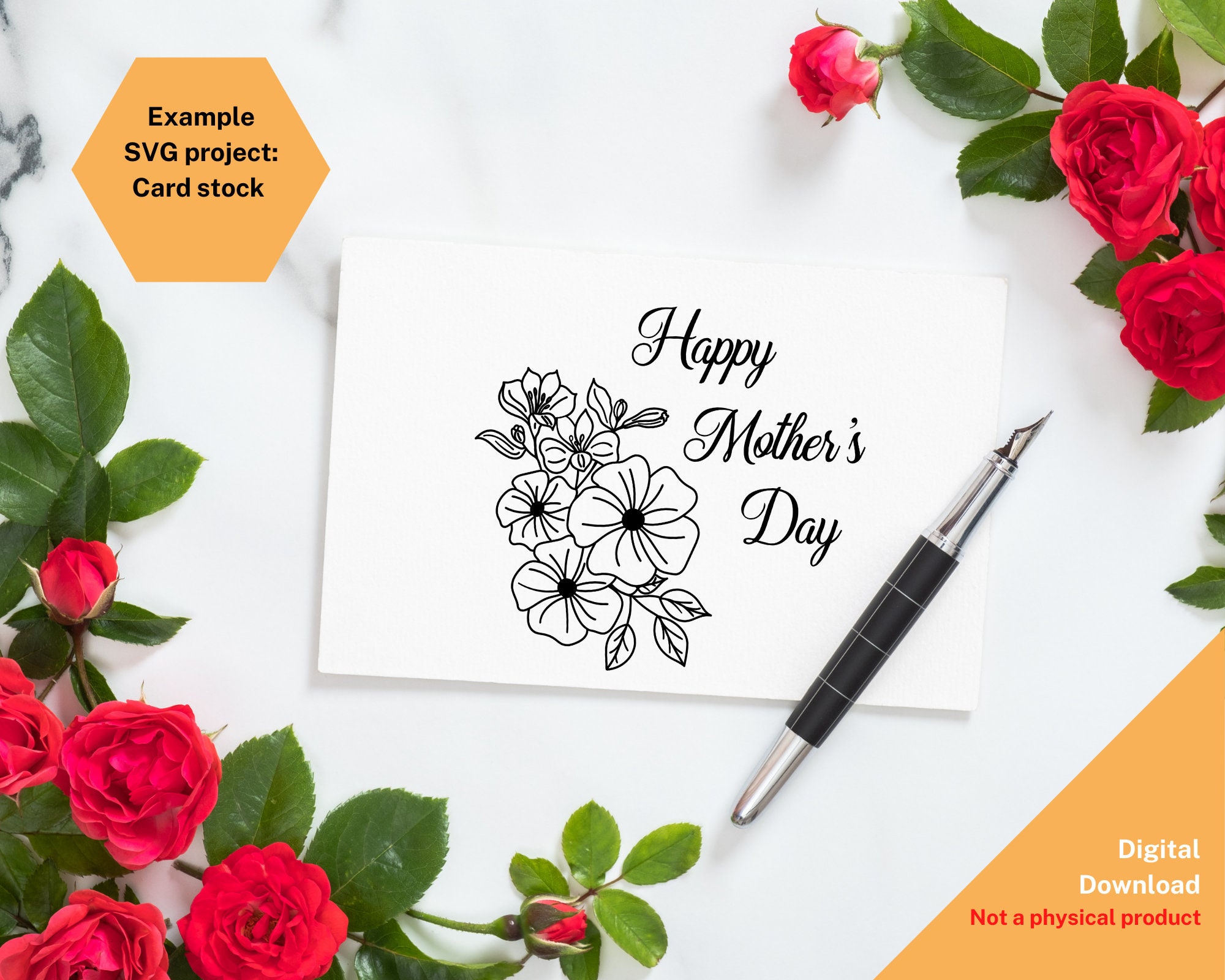 Happy Mother's Day SVG Digital Download | Svg Dxf Eps Jpg Png Files - Etsy