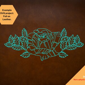 Single Line SVG, Rose SVG Digital Download, Foil SVG, Engraving Svg ...