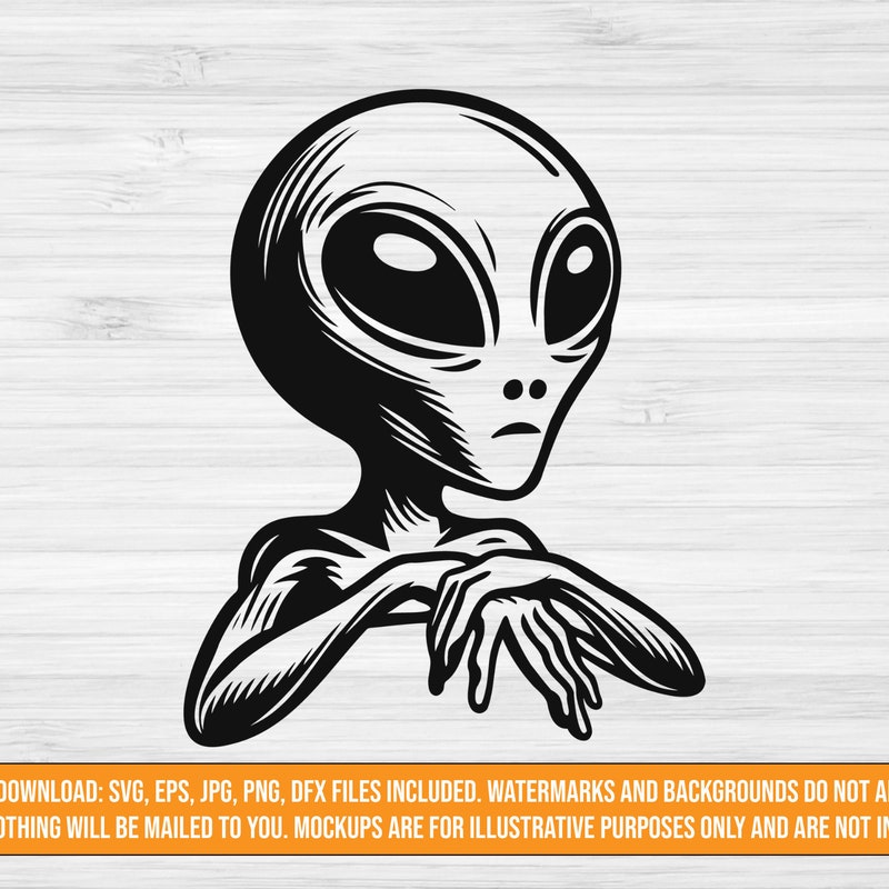 Alien Svg - Etsy