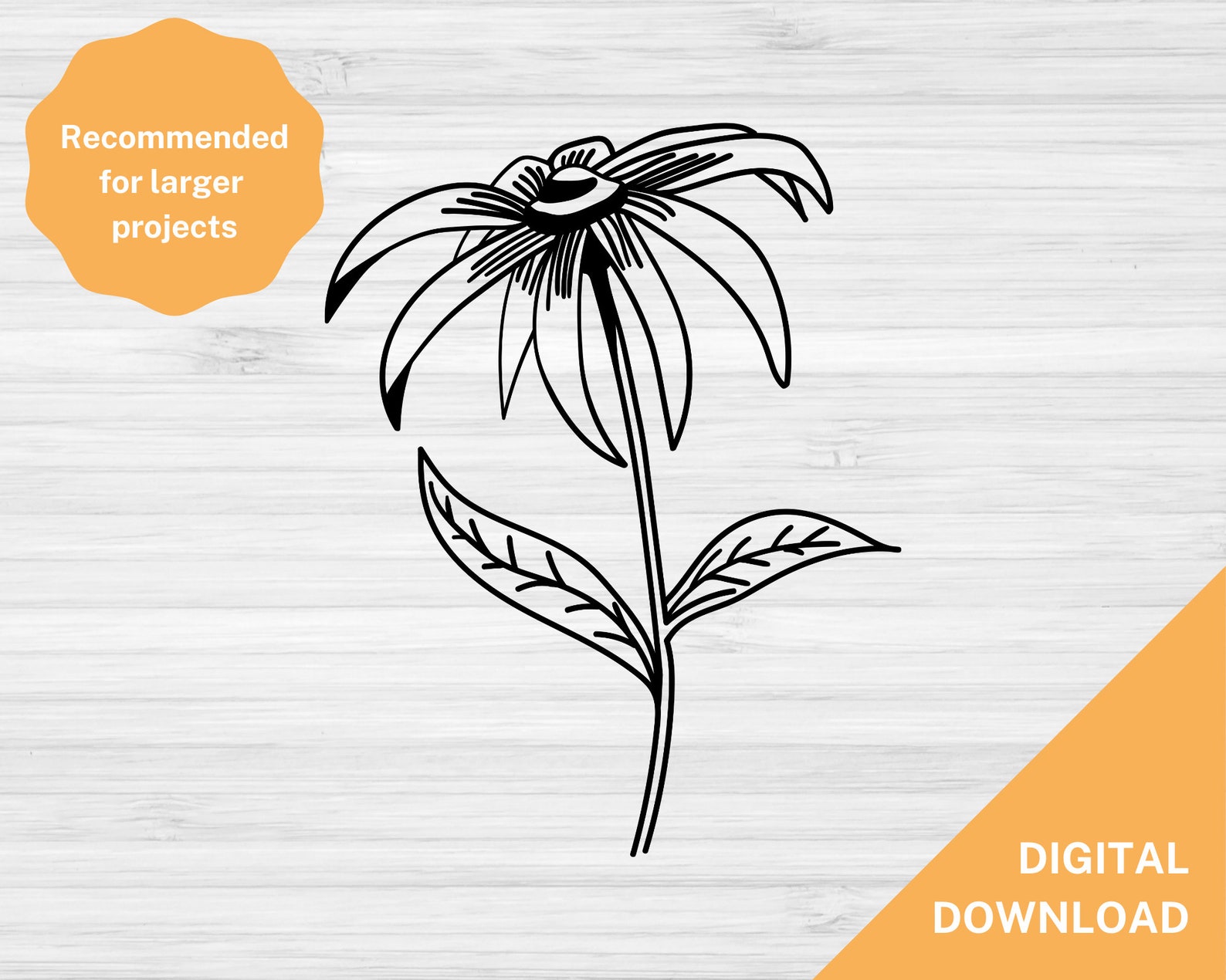 Black Eyed Susan SVG, Floral Cut File, Flower Svg, Svg Jpg Png Dxf Eps ...