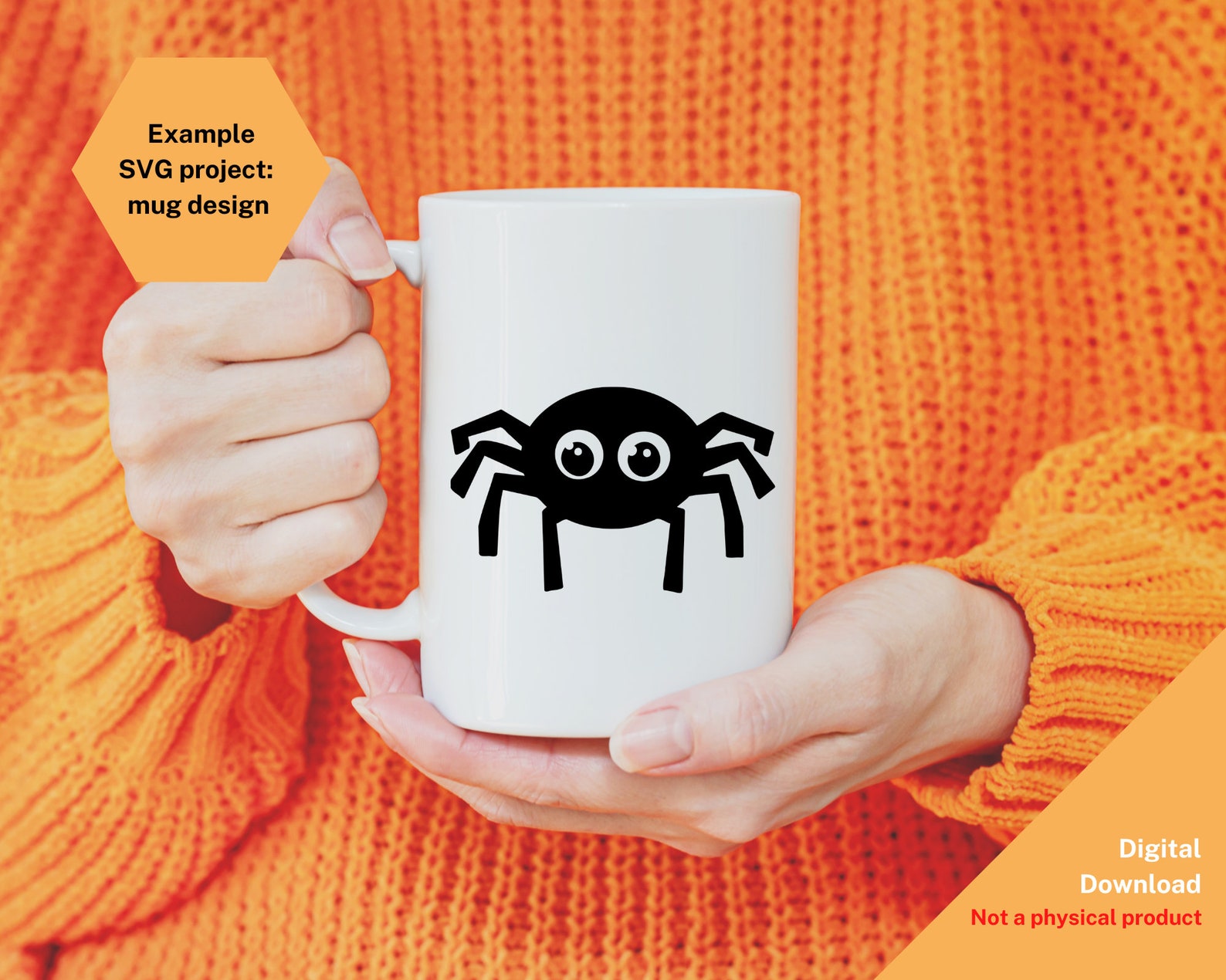 Halloween Spider SVG, Jumping Spider Cut File, Svg, Jpg, Png, Dxf, Eps ...