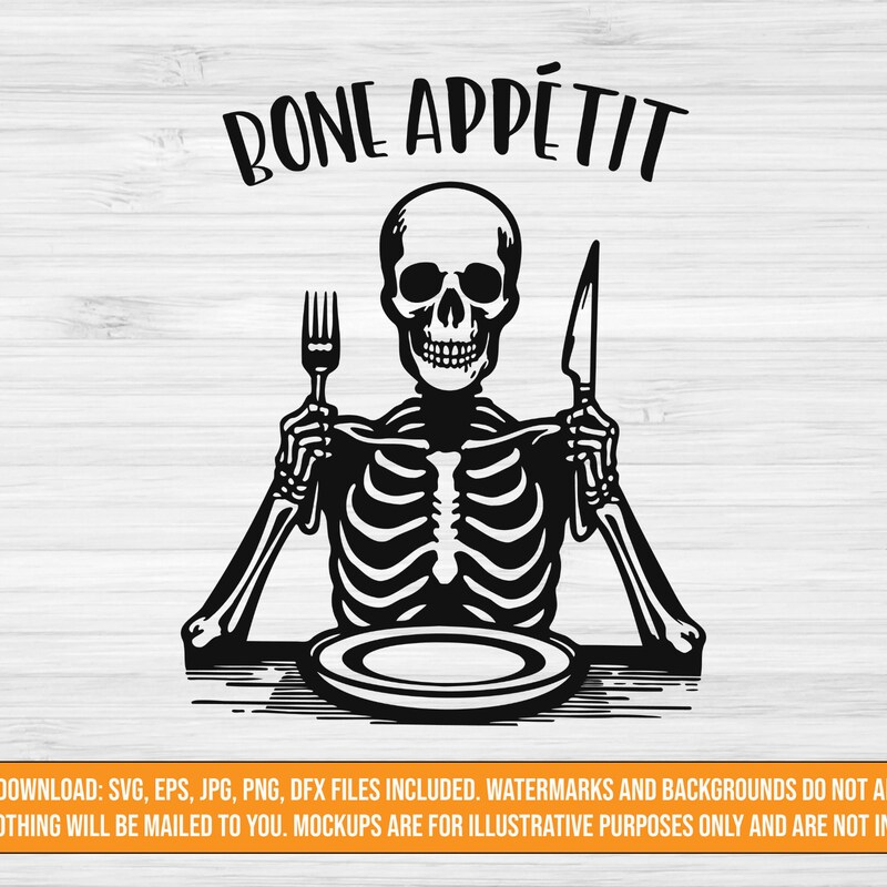 Bone Appetit Svg - Etsy
