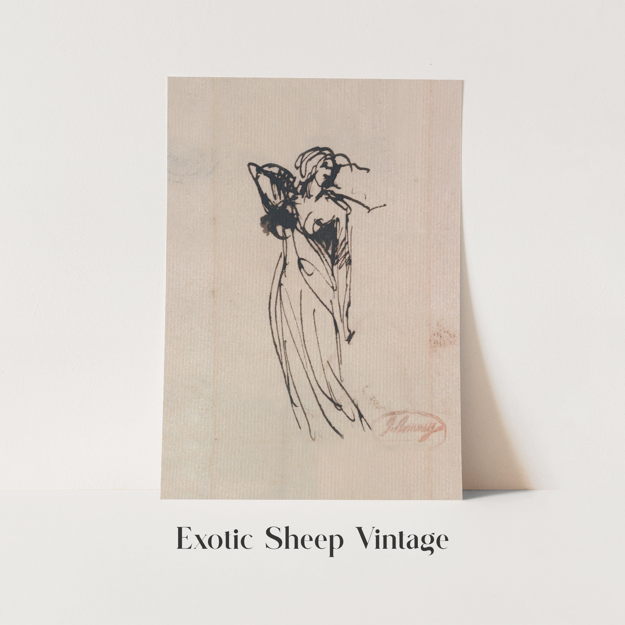 Figure Sketch | Moody Sketch | Sketch Line Art | Sketch Print | Goddess ...