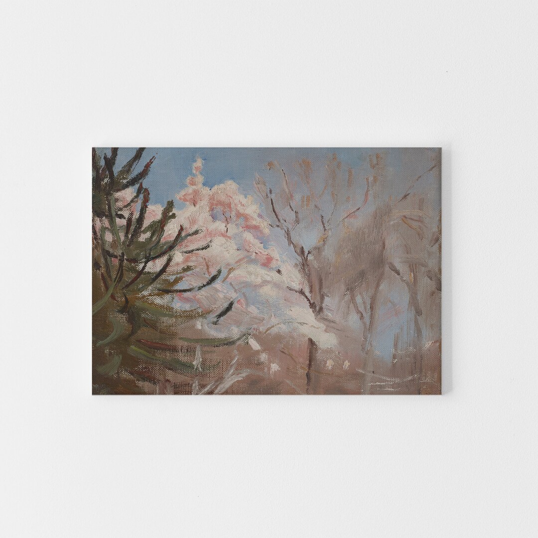 Spring Landscape Painting| Abstract Spring Painting| Spring Blossom ...