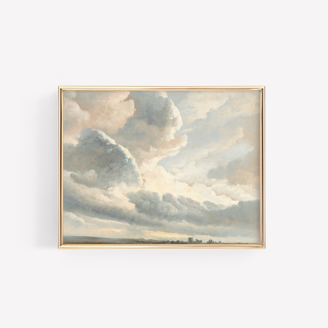 Clouds Print | Clouds Painting | Nursery Wall Art | Cloud Art | Premium ...