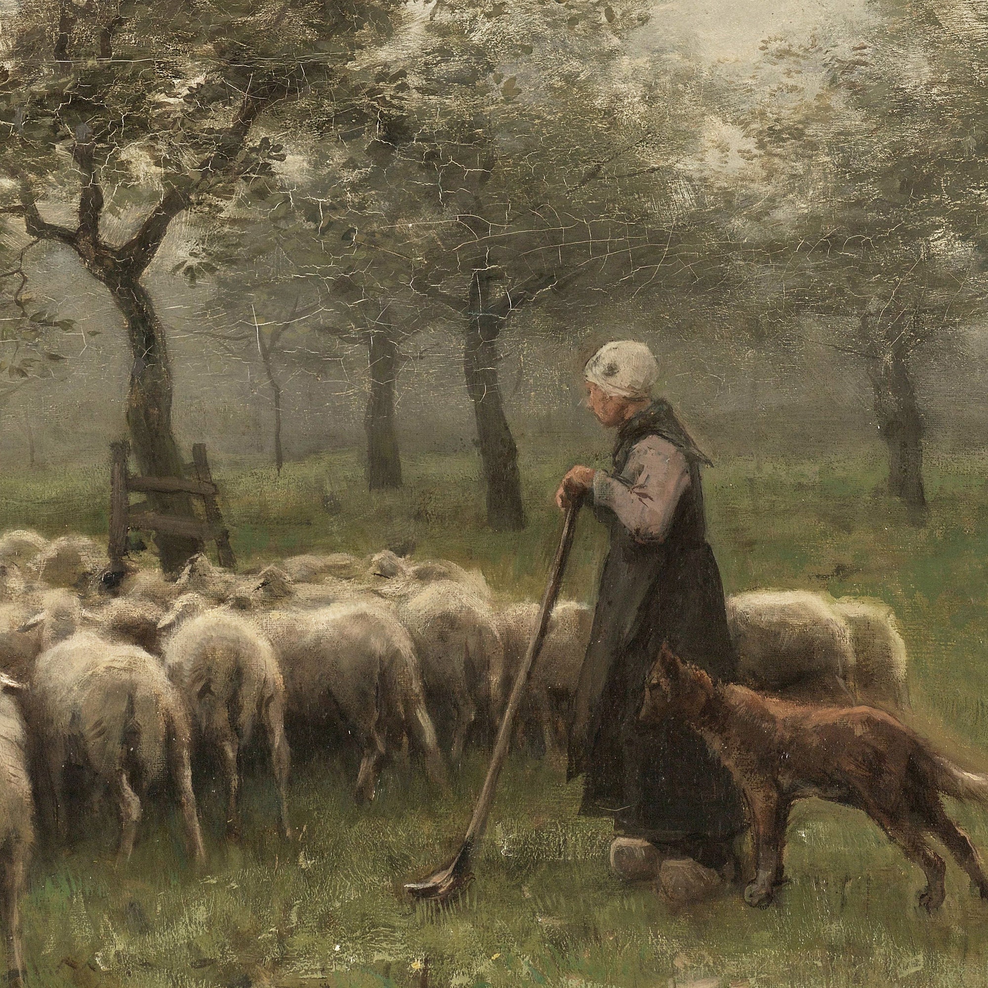 Sheep Paintings Farm Animals Vintage Art Sheep Art - Etsy