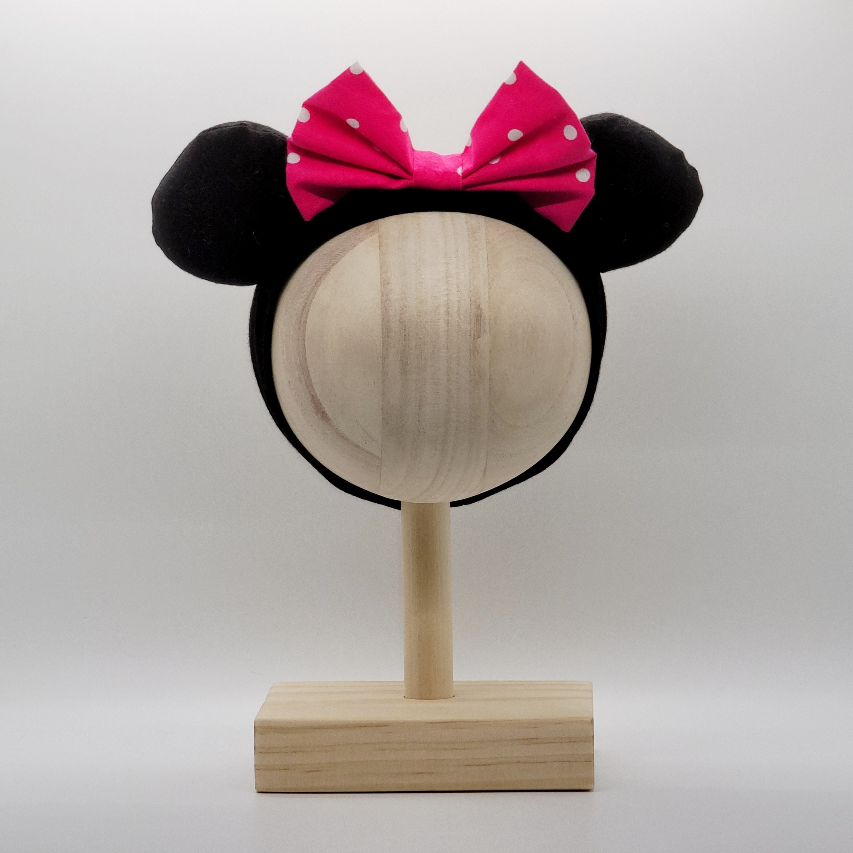 Baby Minnie Ears, Mouse Ears, Minnie Elastic Headband, Baby Mouse Ears ...