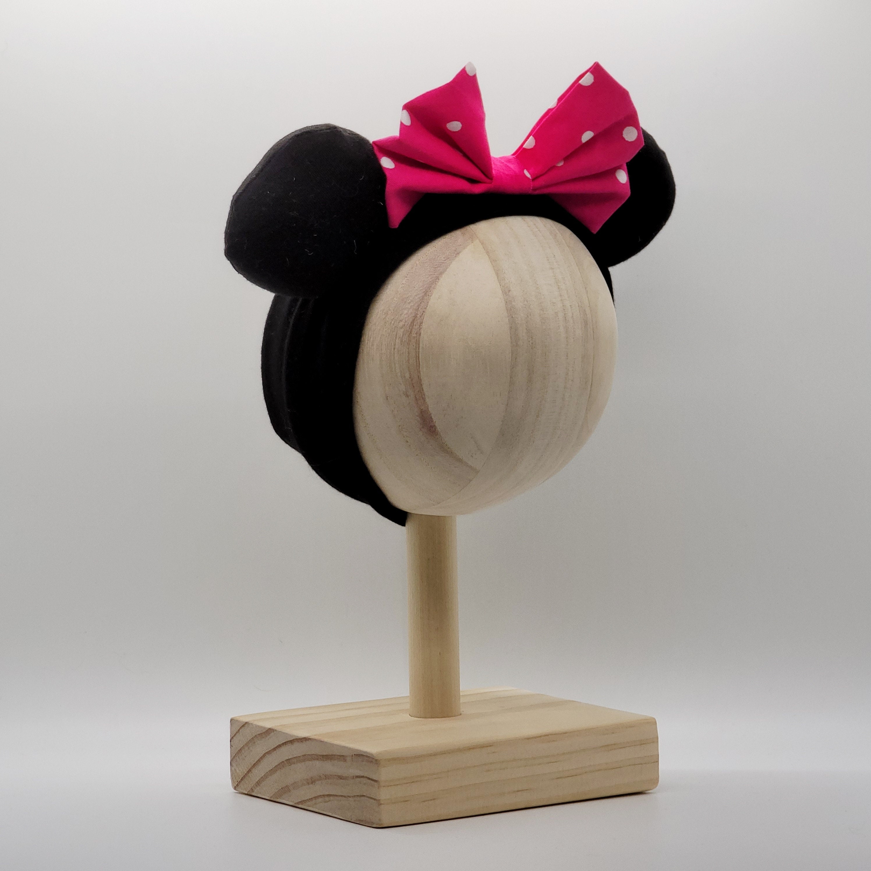 Baby Minnie Ears, Mouse Ears, Minnie Elastic Headband, Baby Mouse Ears ...