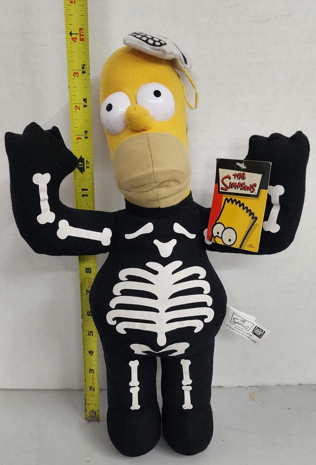 The Simpsons Homer in Skeleton Costume 16" Plush Brand New With Tag - Etsy