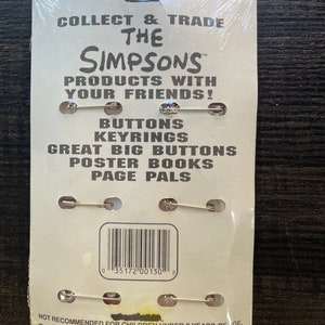 The Simpsons Collectible Button Set-new - Etsy