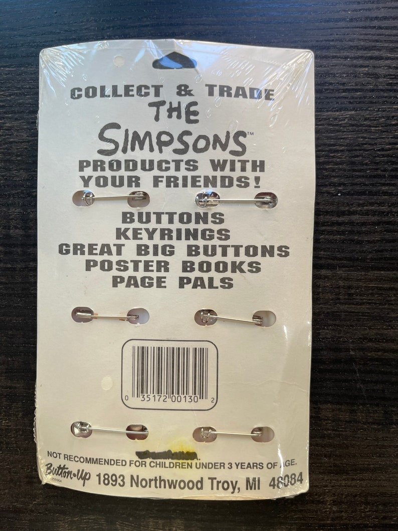 The Simpsons Collectible Button Set-new - Etsy