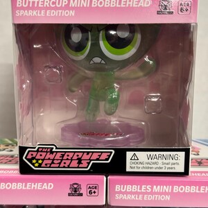 Powerpuff Girls Mini Bobbleheads Sparkle Edition-culturelfy - Etsy