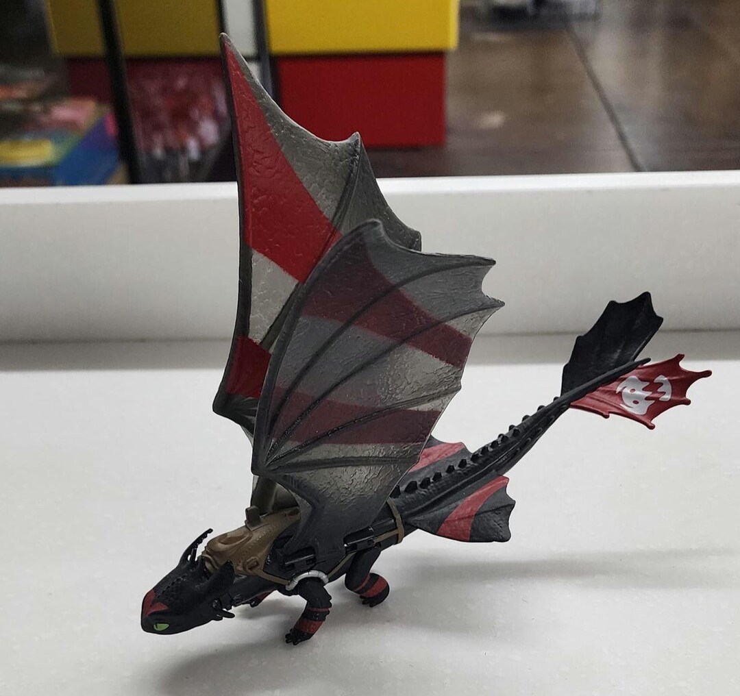 How to Train Your Dragon 2 Power Dragons Toothless Action Figure ...