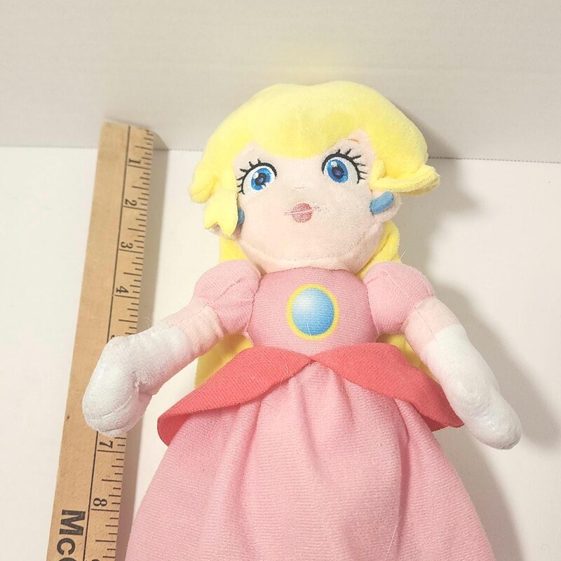Mario Princess Peach Plush - Etsy