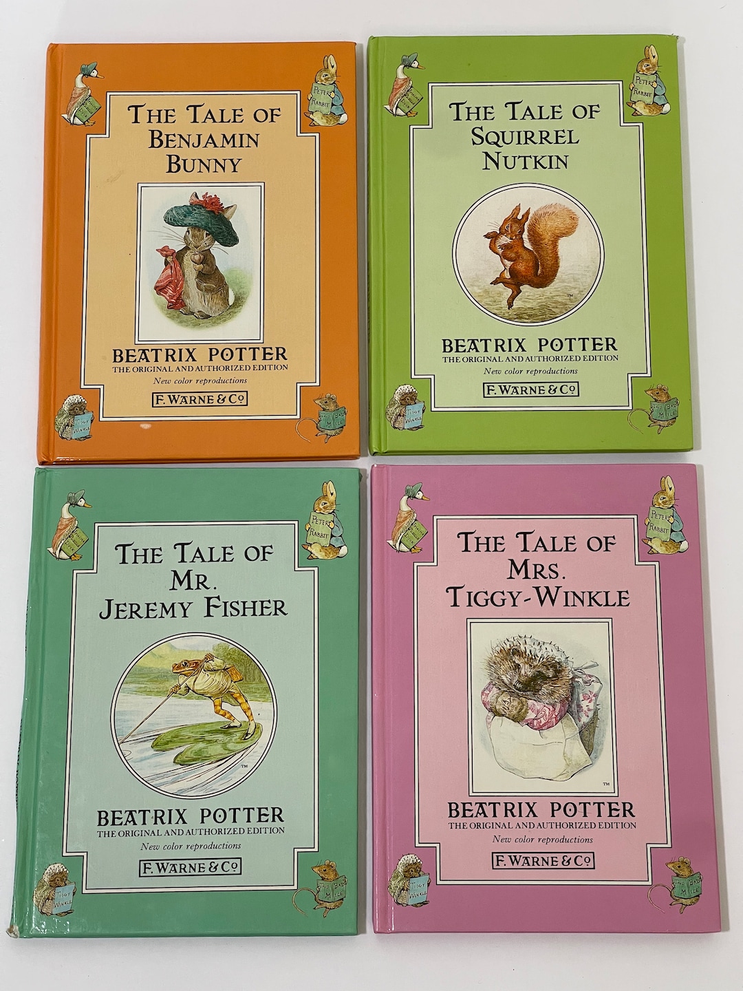 Beatrix Potter Book Set - Etsy