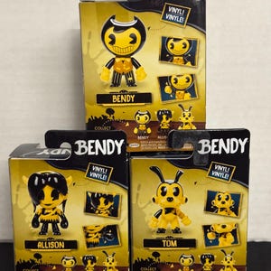 Bendy Ink Vinyl Mini Figures Brand New in Package - Etsy
