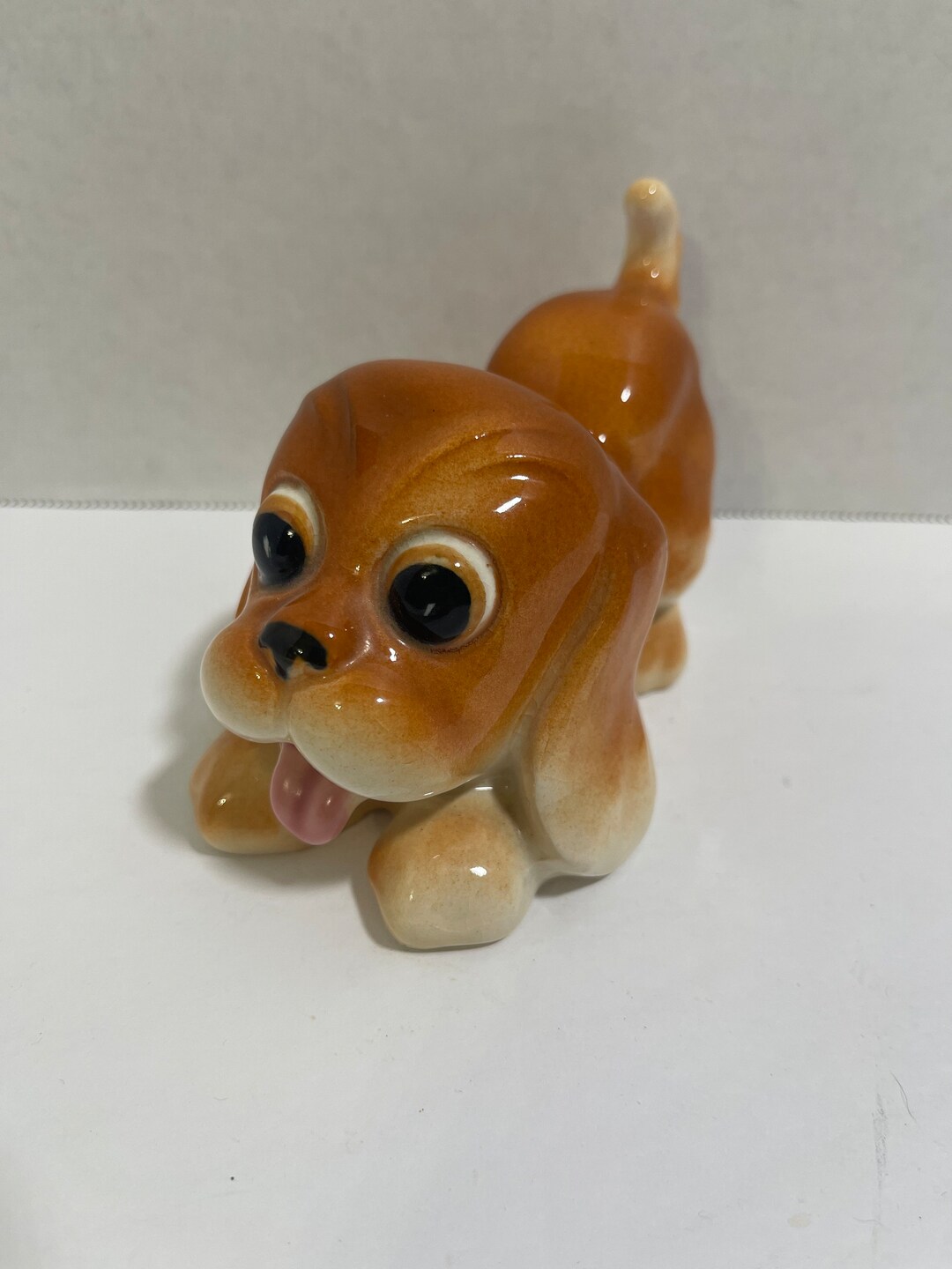 Vintage Hound Dog Made in Japan Ceramic Figurine - Etsy