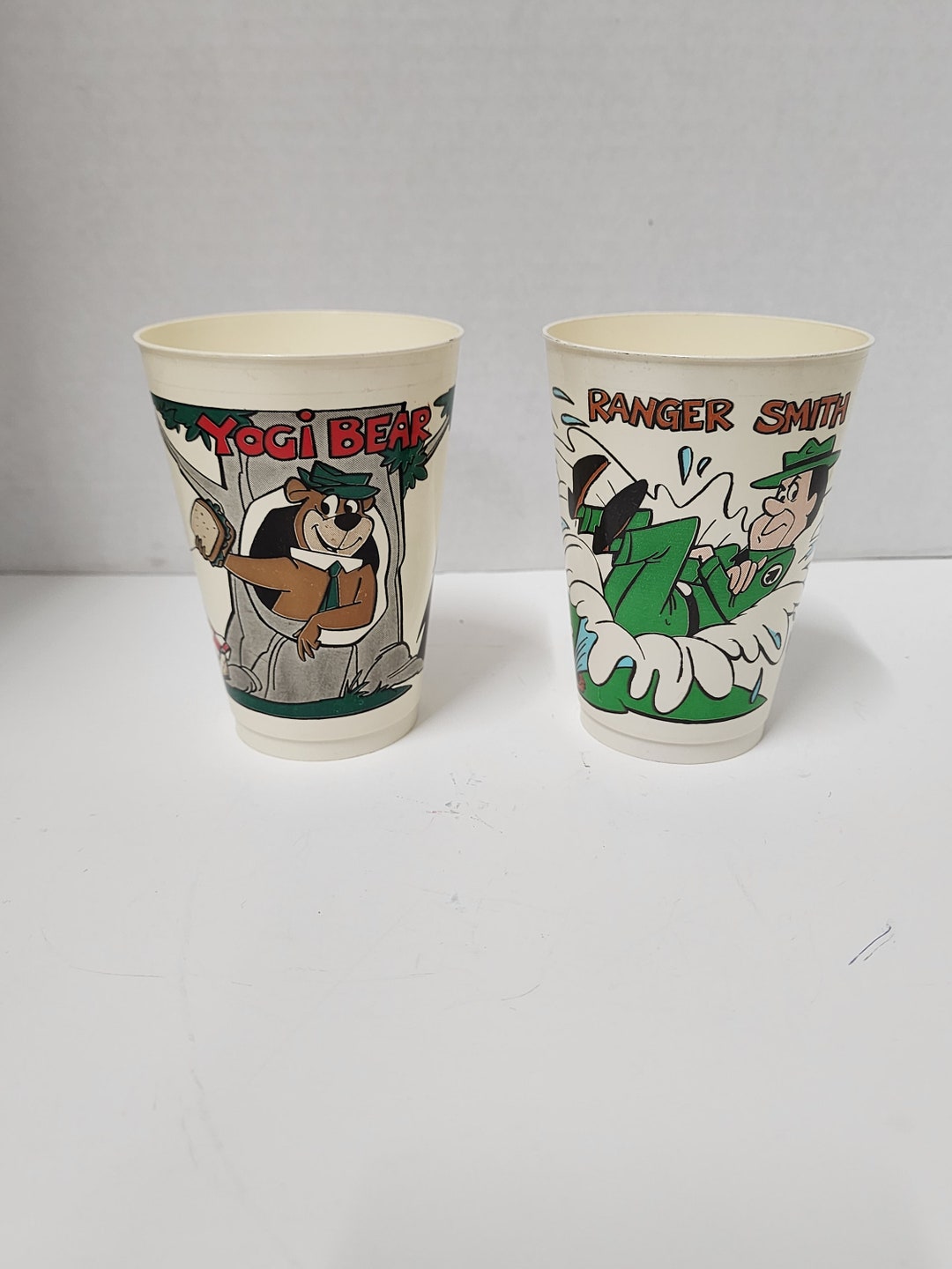 7 Eleven Yogi Bear and Ranger Smith Slurpee Cups 7-11 7/11 - Etsy