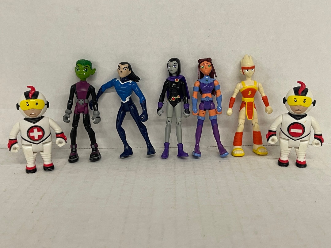 Teen Titans Figure Set - Etsy