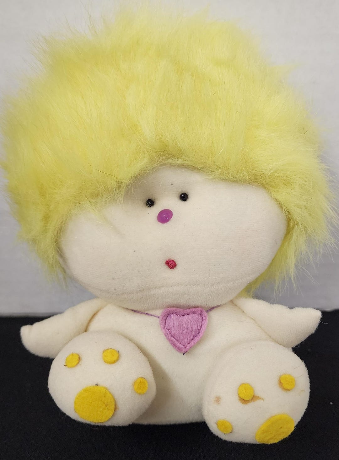 Vintage 1981 Amtoy Zuzzy American Greetings Plush Yellow Hair 7" - Etsy