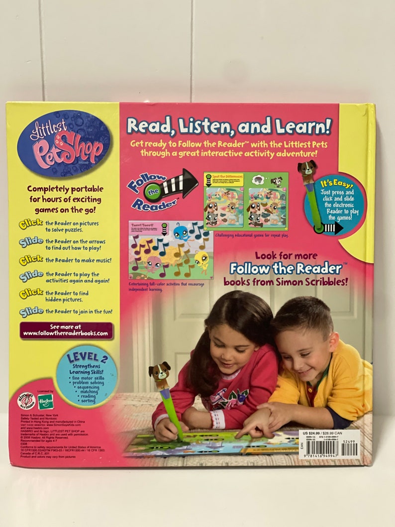 LPS Read a Long Book With Pen - Etsy