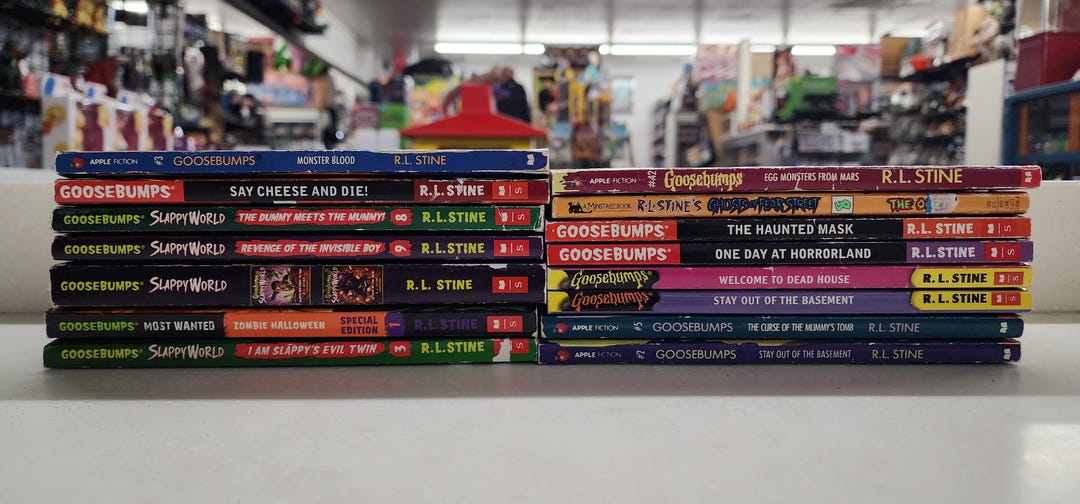 Goosebumps Lot of 15 Books - Etsy