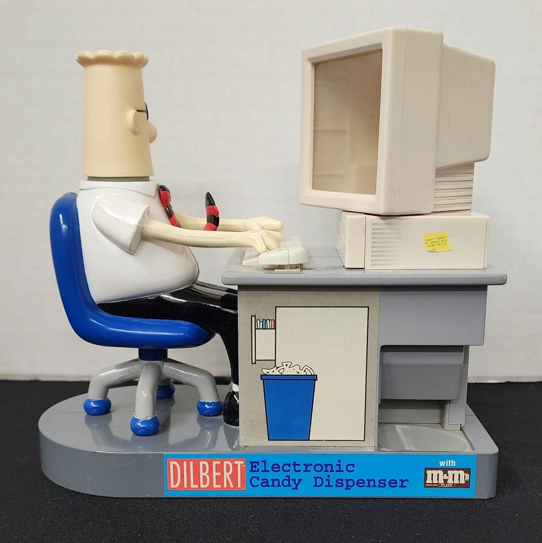 M&M Dilbert Electronic Candy Dispenser - Etsy