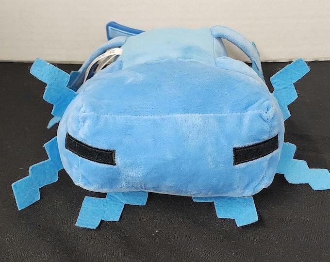 Minecraft Mojang Blue Axolotl Stuffed Animal Plush 12" - Etsy