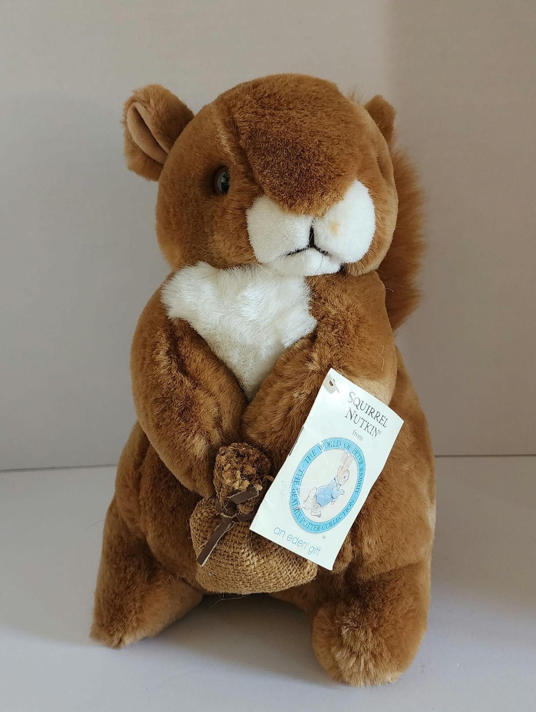 Peter Rabbit Beatrix Potter 12" Squirrel Nutkin Plush by EDEN Frederick ...