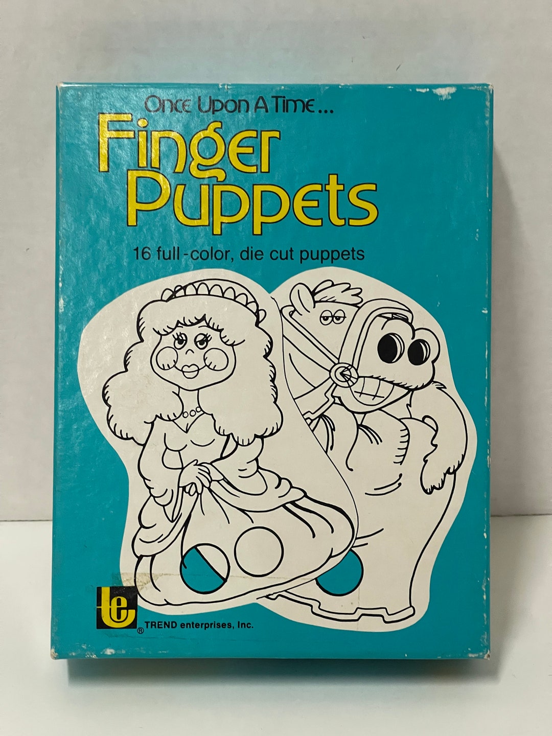 Vintage Card Stock Finger Puppet Set - Etsy