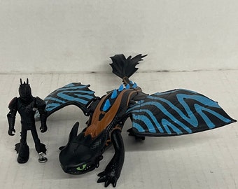 Hand Painted Toothless From How to Train Your Dragon Chibi Figure Night ...