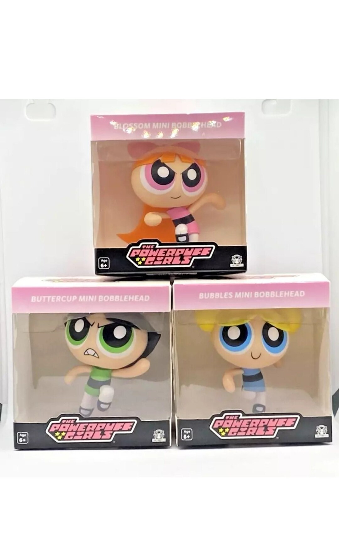 Culturefly Powerpuff Girls Blossom Buttercup Bubbles Mini Bobble Head ...