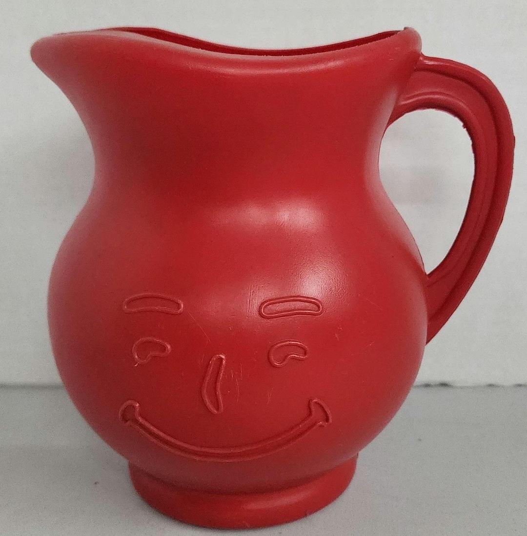 Vintage Red Kool-aid Man Pitcher - Etsy