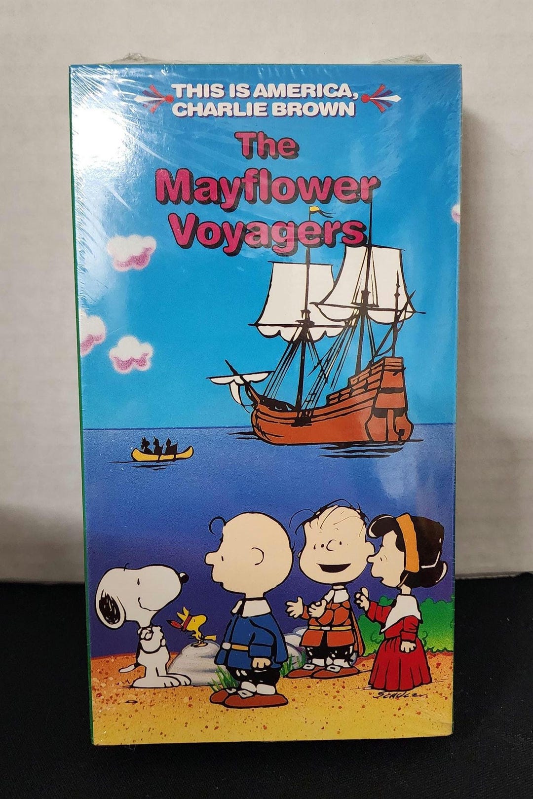 This is America Charlie Brown the Mayflower Voyagers VHS Factory Sealed ...