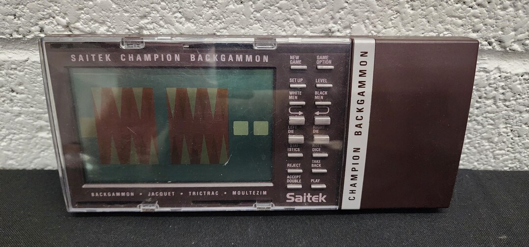 Saitek Champion Backgammon Electronic Handheld Game - Etsy