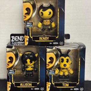 Bendy Ink Vinyl Mini Figures Brand New in Package - Etsy