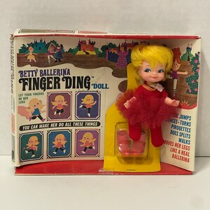 Betty Ballerina Finger Ding Doll - Etsy