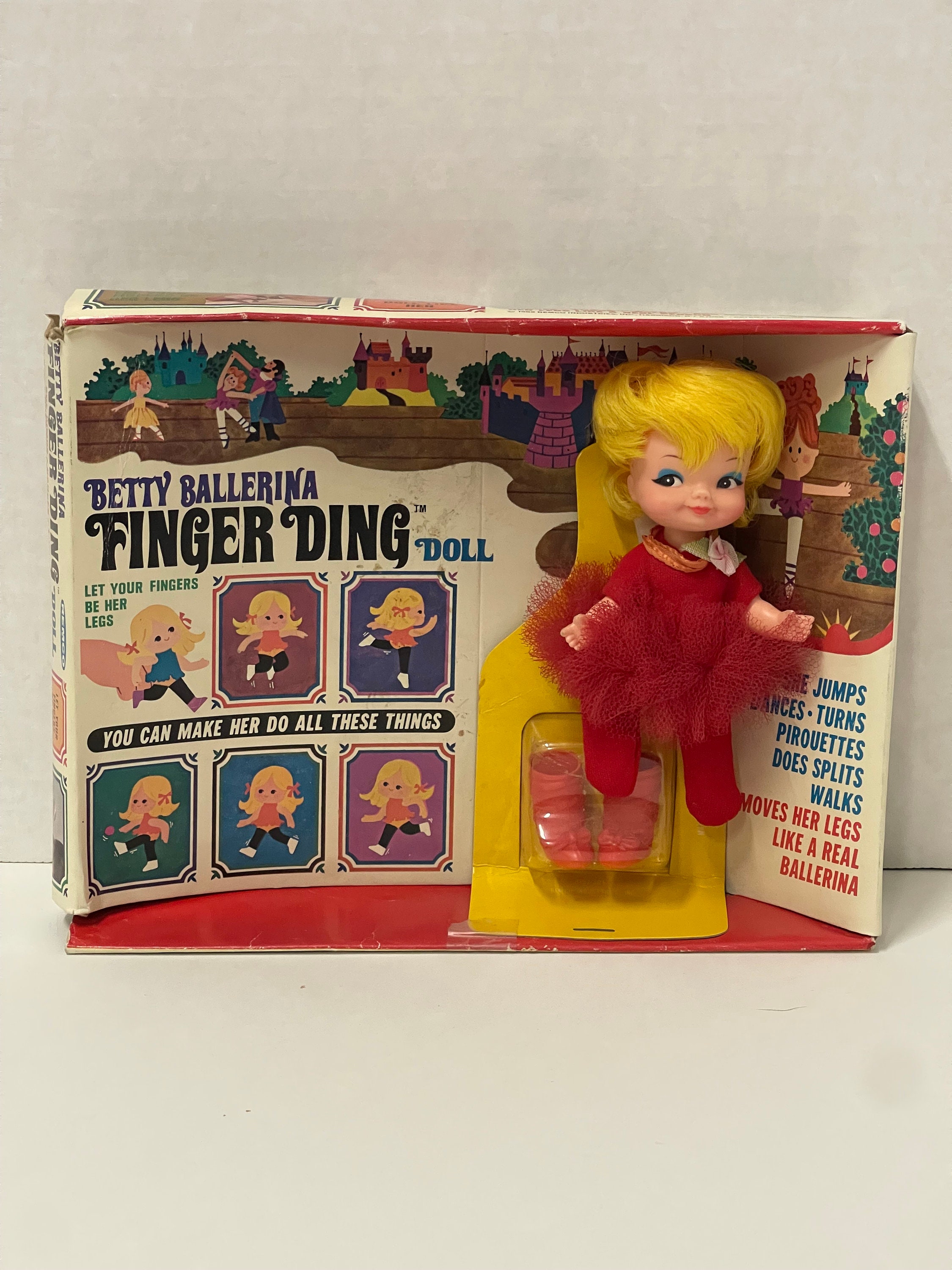 Betty Ballerina Finger Ding Doll - Etsy