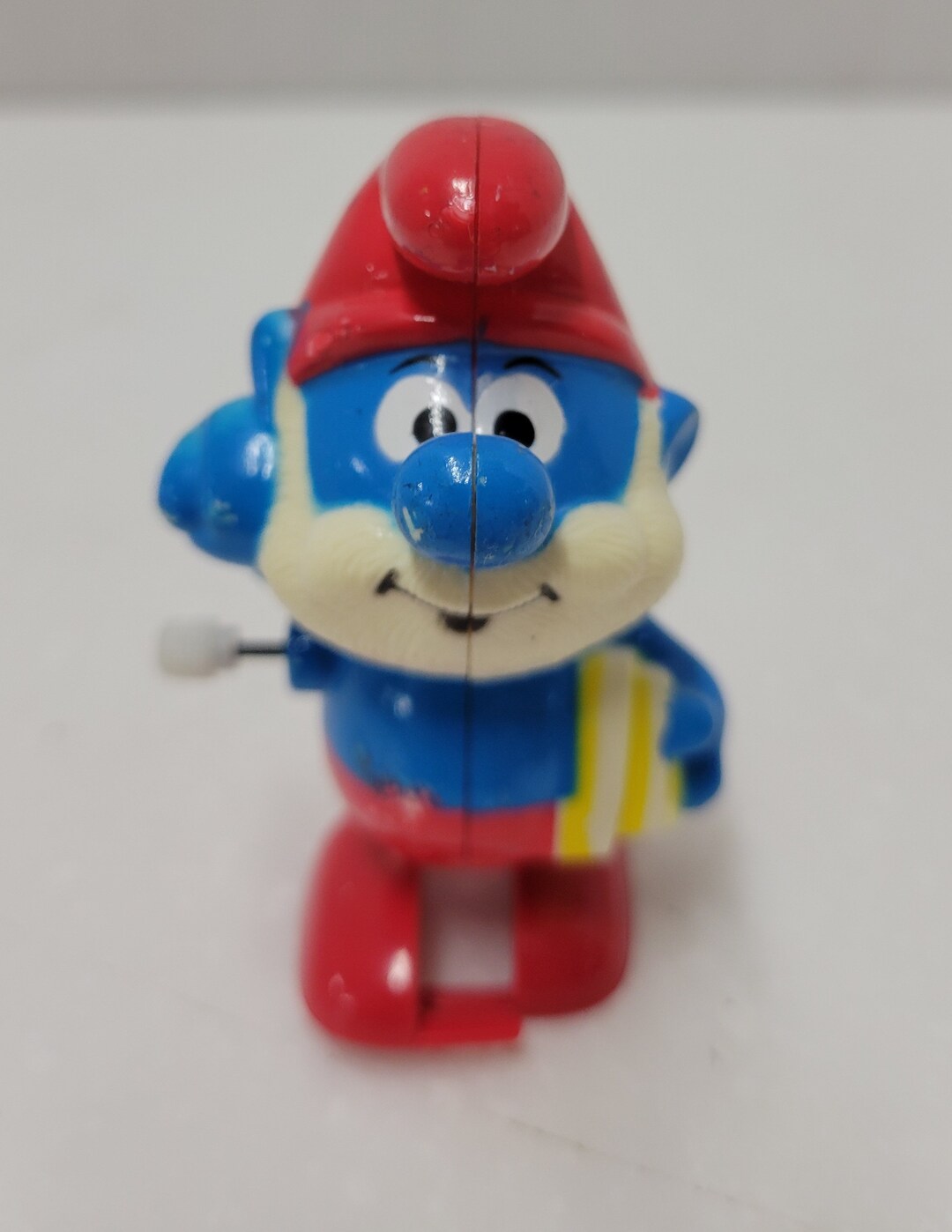 Vintage Wind-up Papa Smurf - Etsy