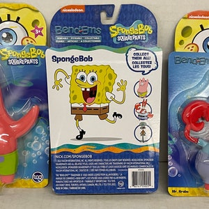 Spongebob Bend-ems Set - Etsy