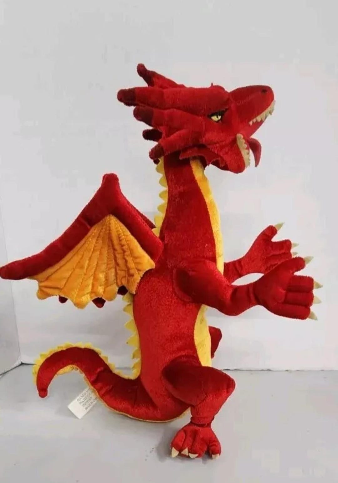 Vintage 9" Plush Dakin Purple Dragon - Etsy