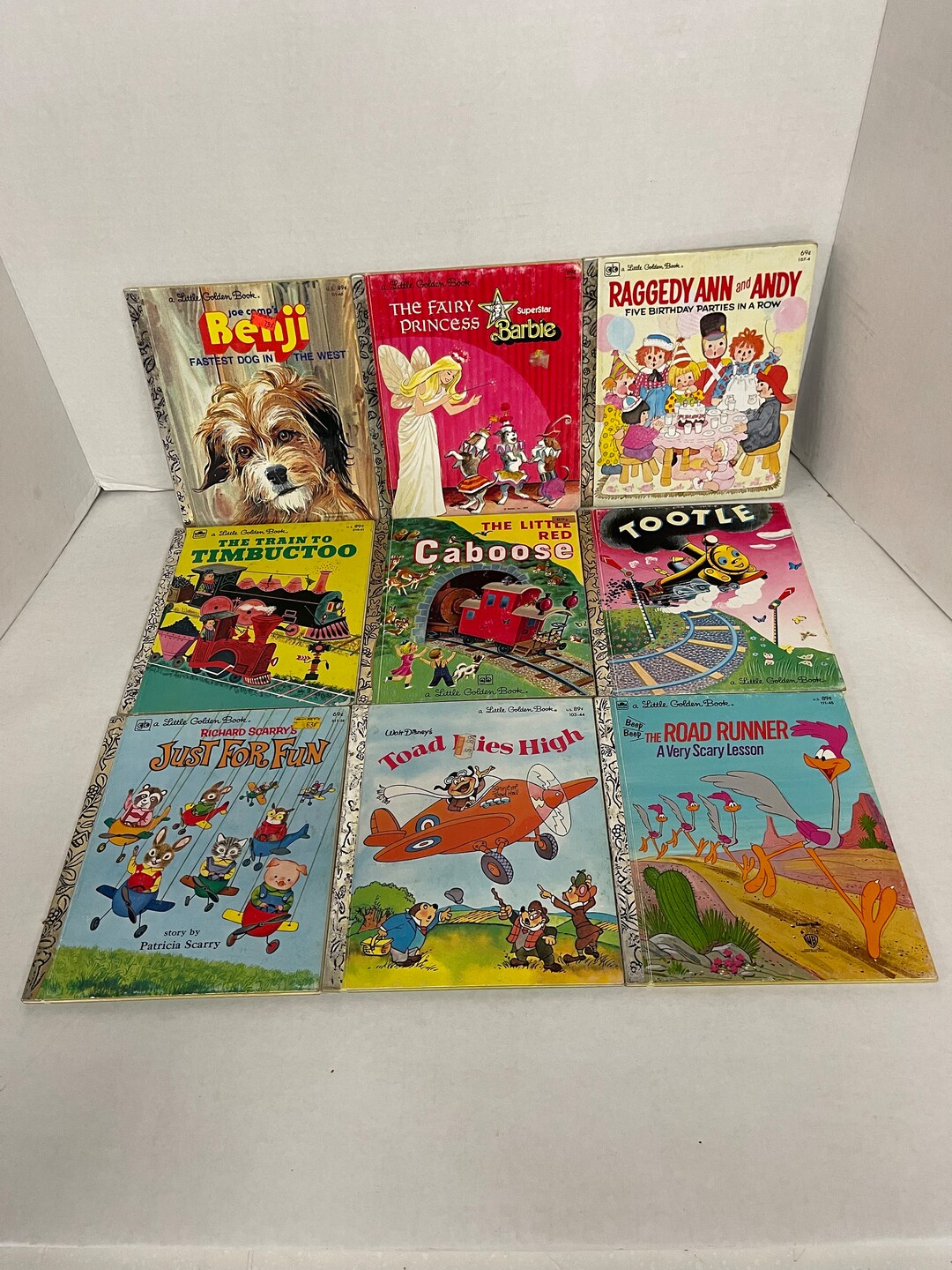 Vintage Golden Books Mixed Lot - Etsy