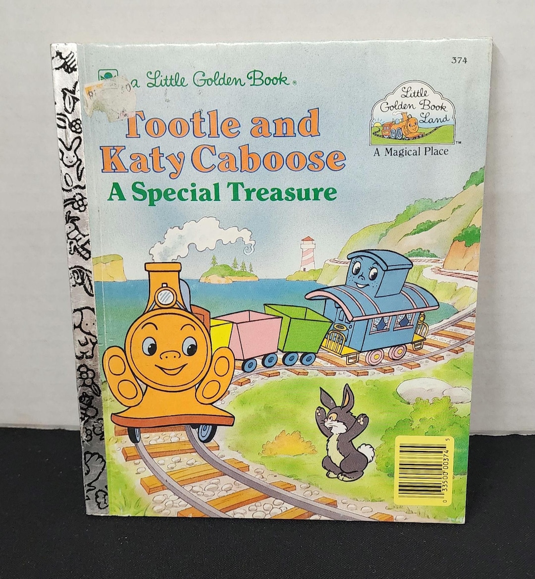Vintage Little Golden Book Tootle and Katy Caboose A Special Treasure ...