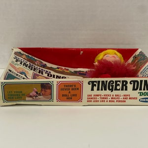 Betty Ballerina Finger Ding Doll - Etsy