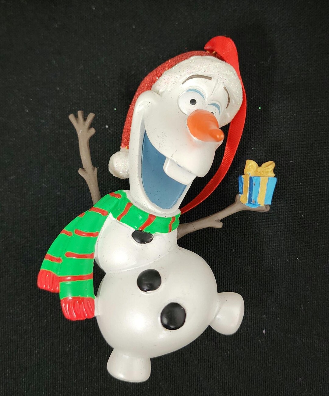 Hallmark Disney Frozen Olaf in Santa Hat Christmas Ornament - Etsy