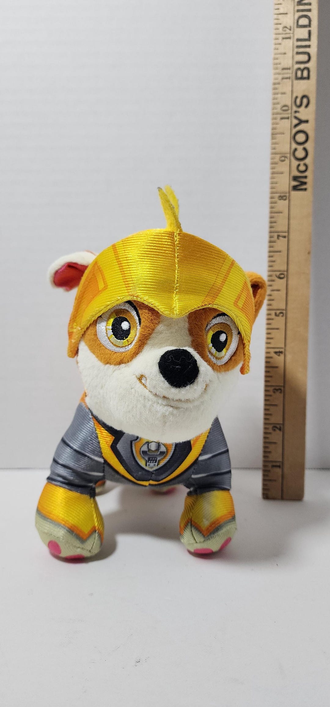 Paw Patrol Rescue Knights Rubble 8" Plush - Etsy