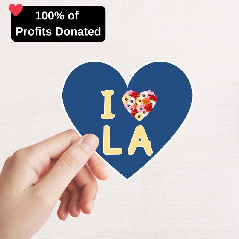 Los Angeles Sticker - Etsy