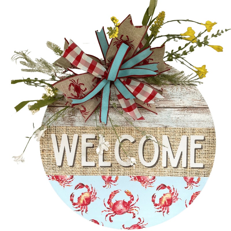 Crab Sign - Etsy