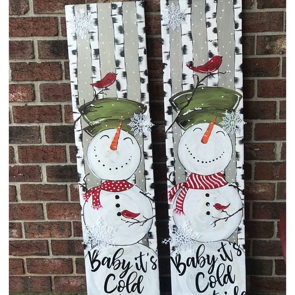 Winter Porch Signs - Etsy