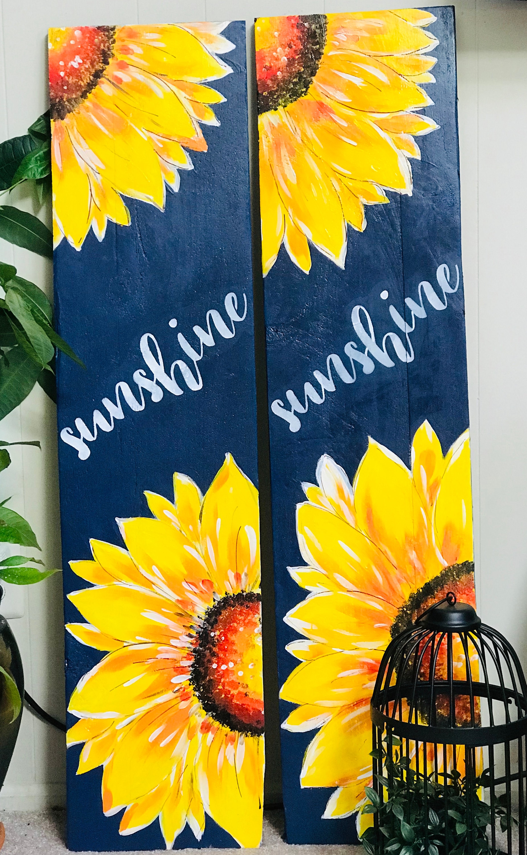 Sunflower Porch Leaner,fall Front Door Decor,summer,spring,seasonal ...
